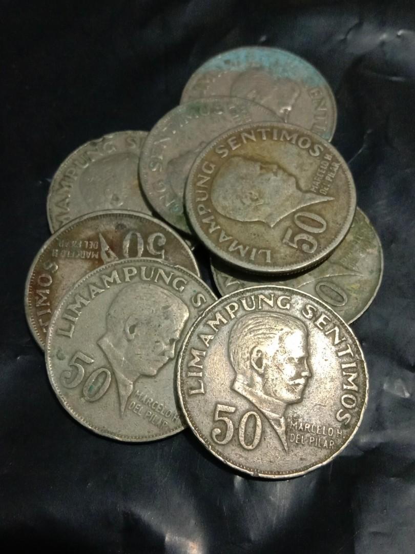 50 each 50 Sentimos Pilipino Series Philippine coins, Hobbies & Toys ...