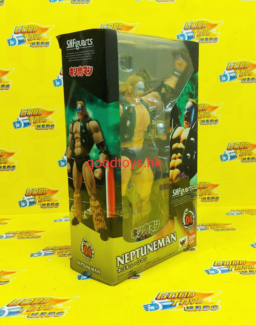 中古已開封 日版 BANDAI 筋肉人 KINNIKUMAN 04 SHF NEPTUNEMAN, 興趣及遊戲, 玩具 & 遊戲類 ...