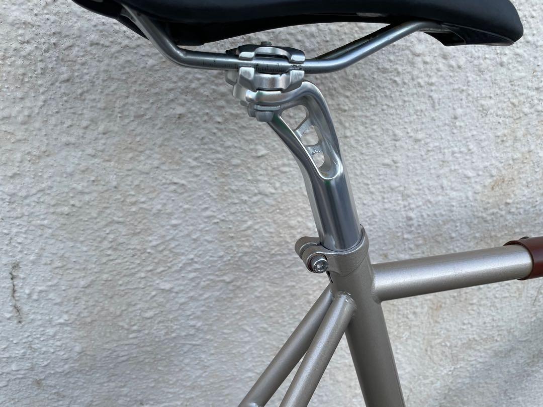 民青復古 死飛Fixed Gear 700C, 鈦合金卡式飛輪 not Dahon, Birdy, giant, Brompton ...