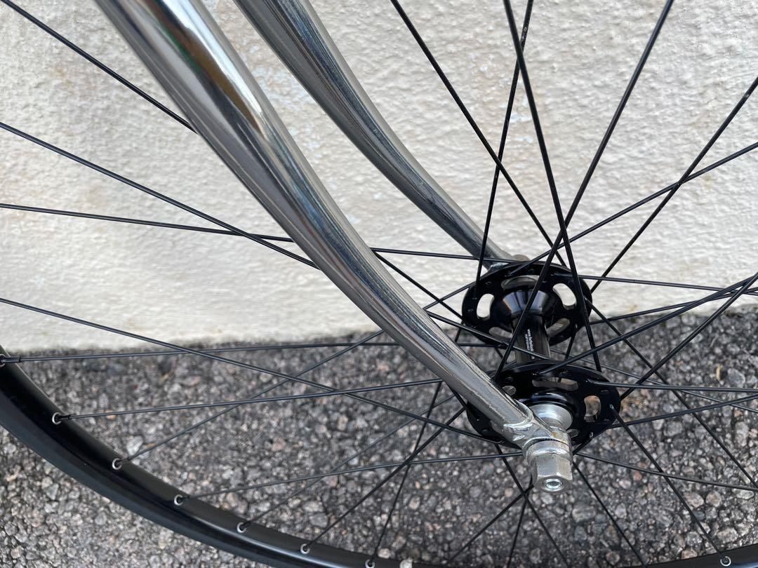 民青復古 死飛Fixed Gear 700C, 鈦合金卡式飛輪 not Dahon, Birdy, giant, Brompton ...