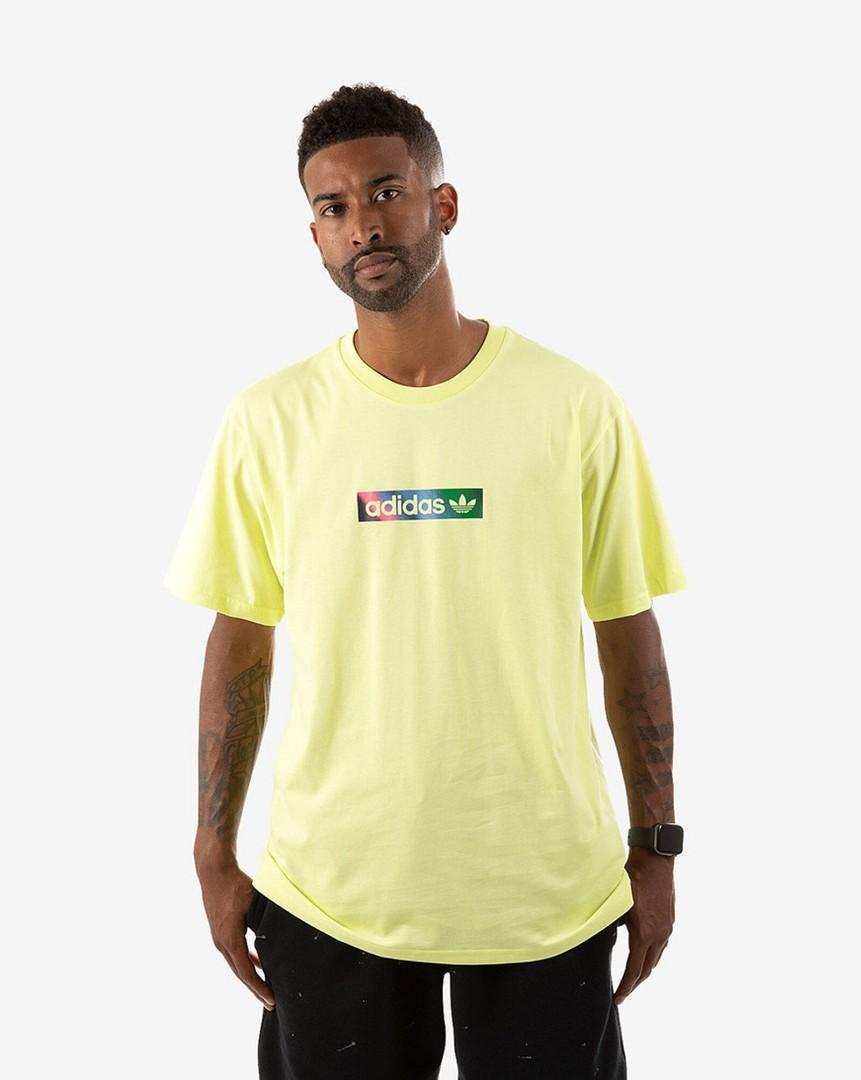 Adidas Box Logo Tshirt, Men's Fashion, Tops & Sets, Tshirts & Polo ...