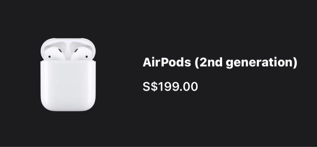 Airpod Gen 2 Authentic, Audio, Earphones on Carousell