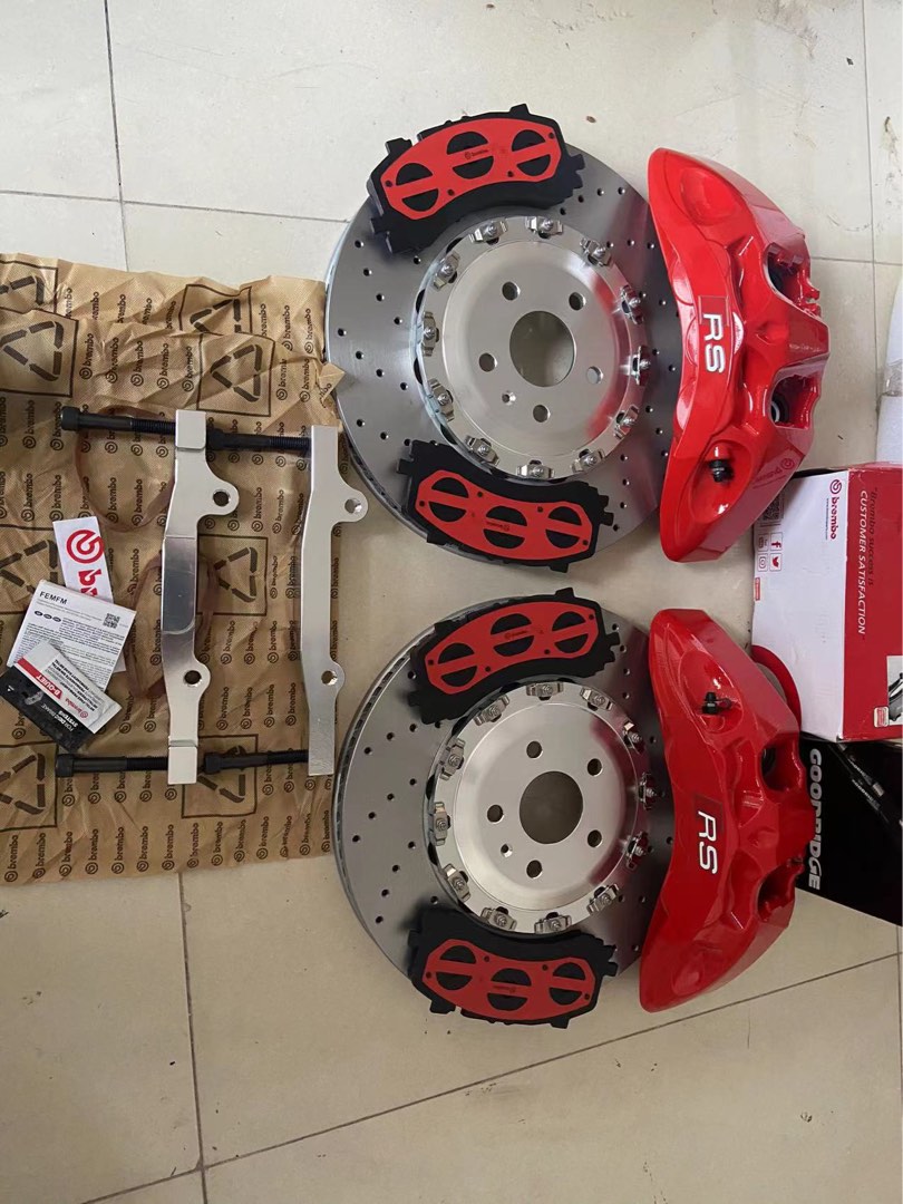 Akebono 9n RS 6pot BBK for Audi/VW, Car Accessories, Accessories on ...