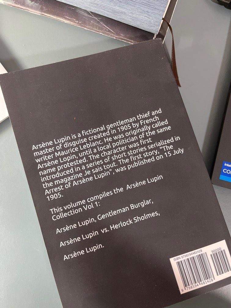 Arsene Lupin collection Vol 1, Hobbies & Toys, Books & Magazines ...