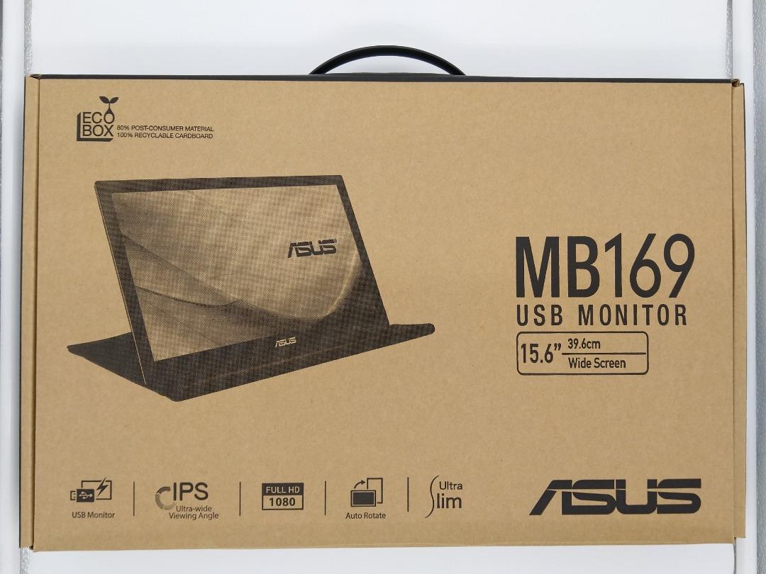 Asus MB169B+ 15.6" Full HD USB Monitor, Computers & Tech, Parts ...