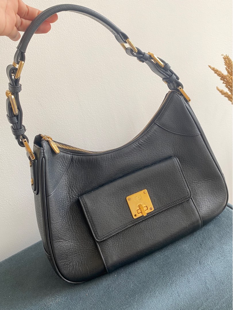 Authentic MCM Hobo bag, Luxury, Bags & Wallets on Carousell