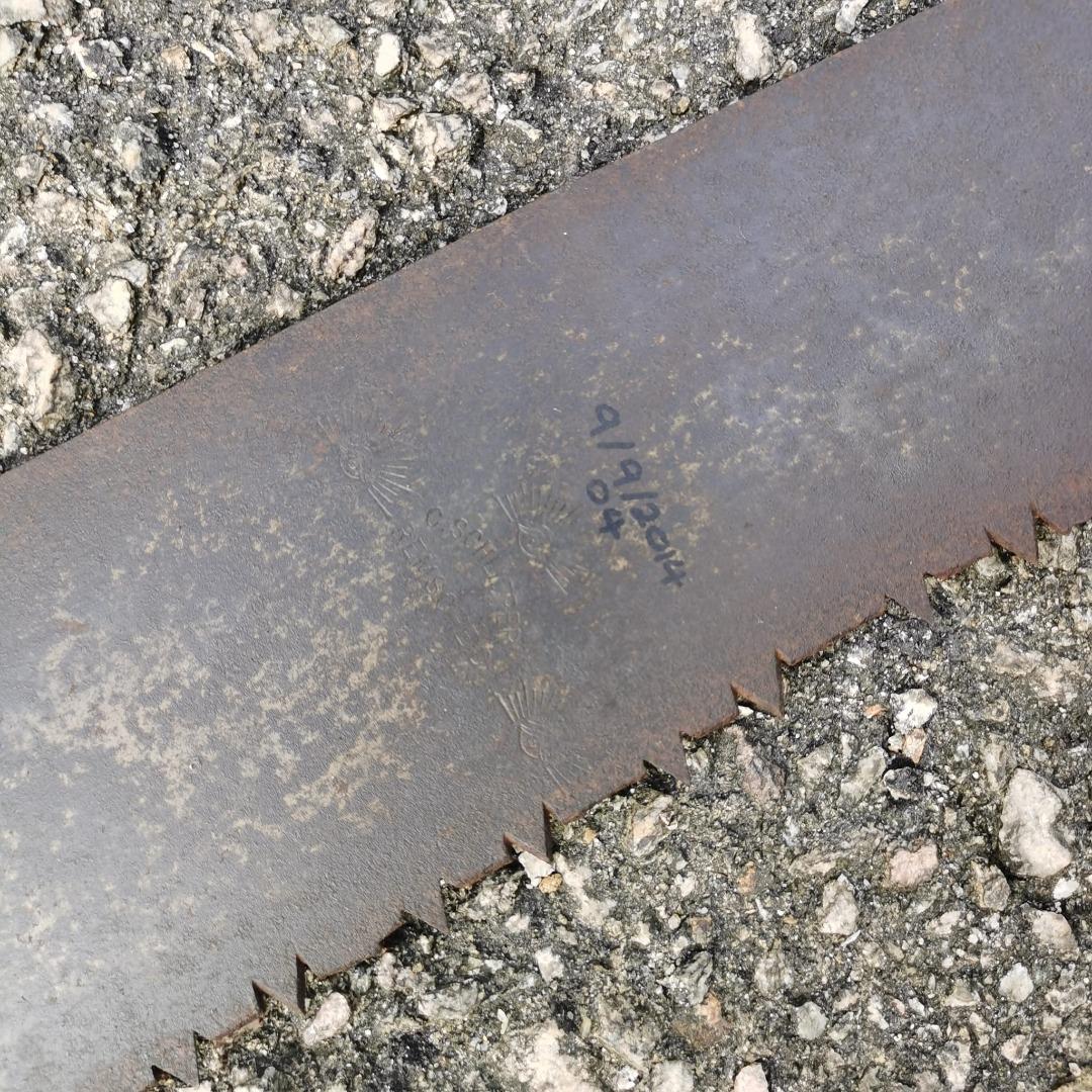 BER1 Antique Lumberjack Saw Gergaji Kayu Antik Decoration Collection ...