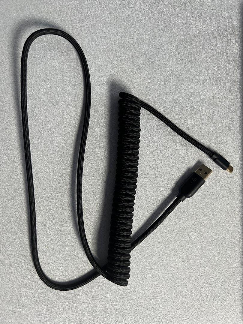 Black coiled cable, Computers & Tech, Parts & Accessories, Computer ...