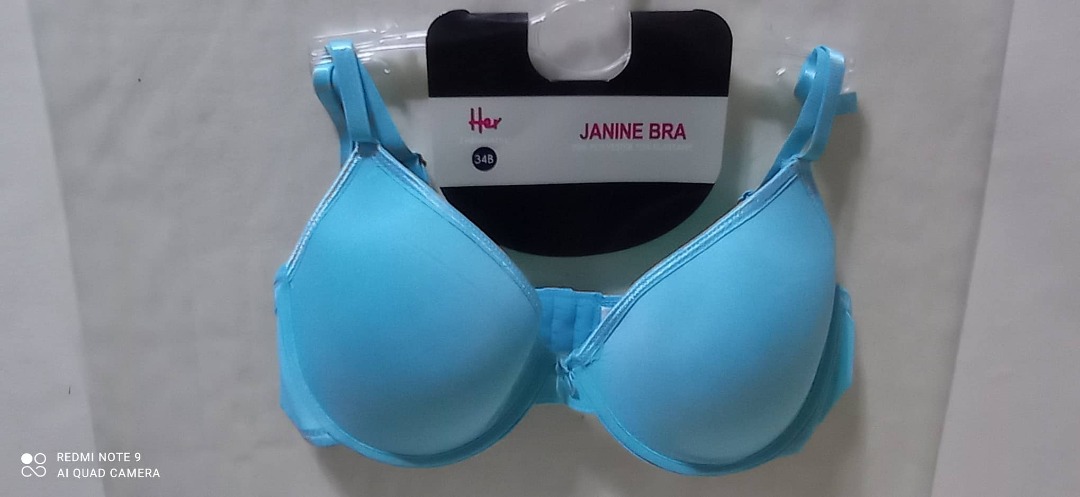 Bra Blue 34B, Women's Fashion, Undergarments & Loungewear on Carousell