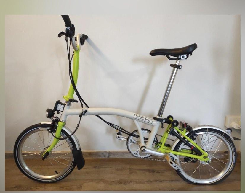 Brompton M6L Dynamo version unique colour combinations Papyrus white ...