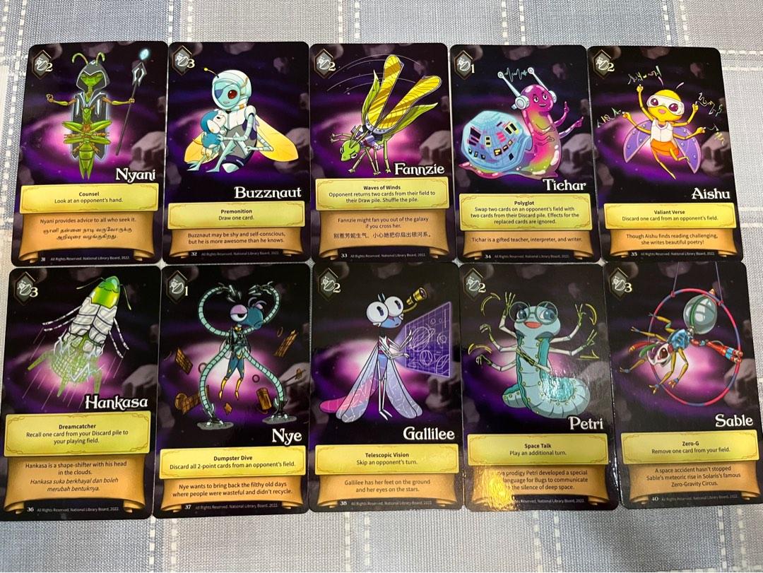 Bugtopia Book Bug 4 Cards 2022, Hobbies & Toys, Toys & Games on Carousell