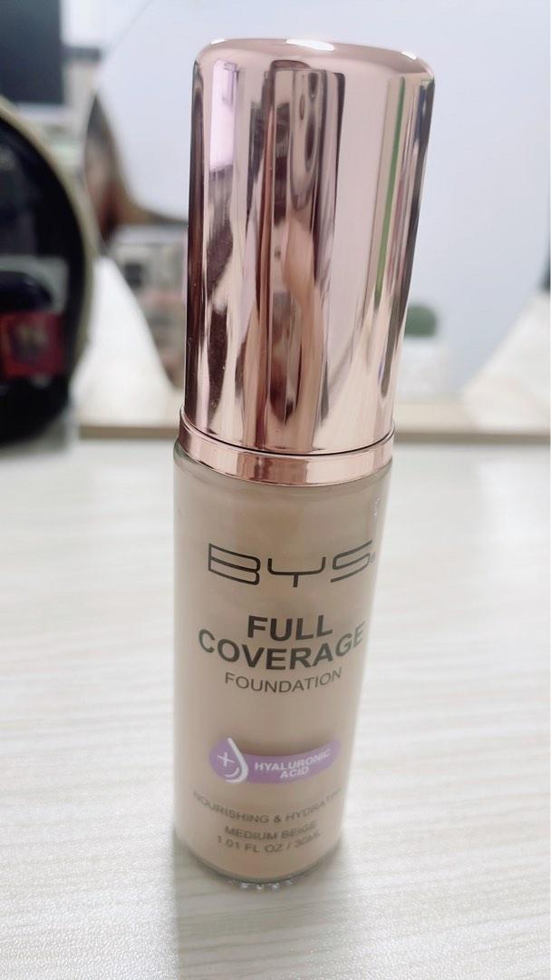 BYS Full Coverage Foundation Medium Beige Authentic, Beauty & Personal ...