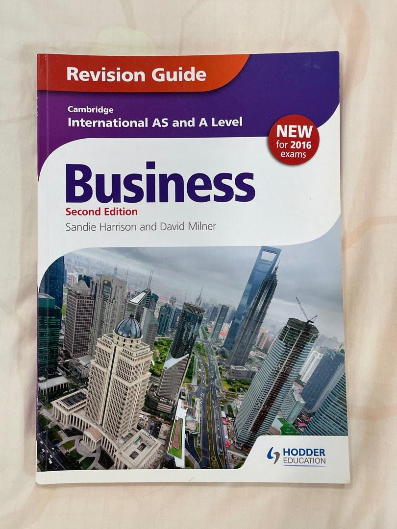 A-Level Business Revision Guide (2nd edn, 2016) from Hodder Education ...