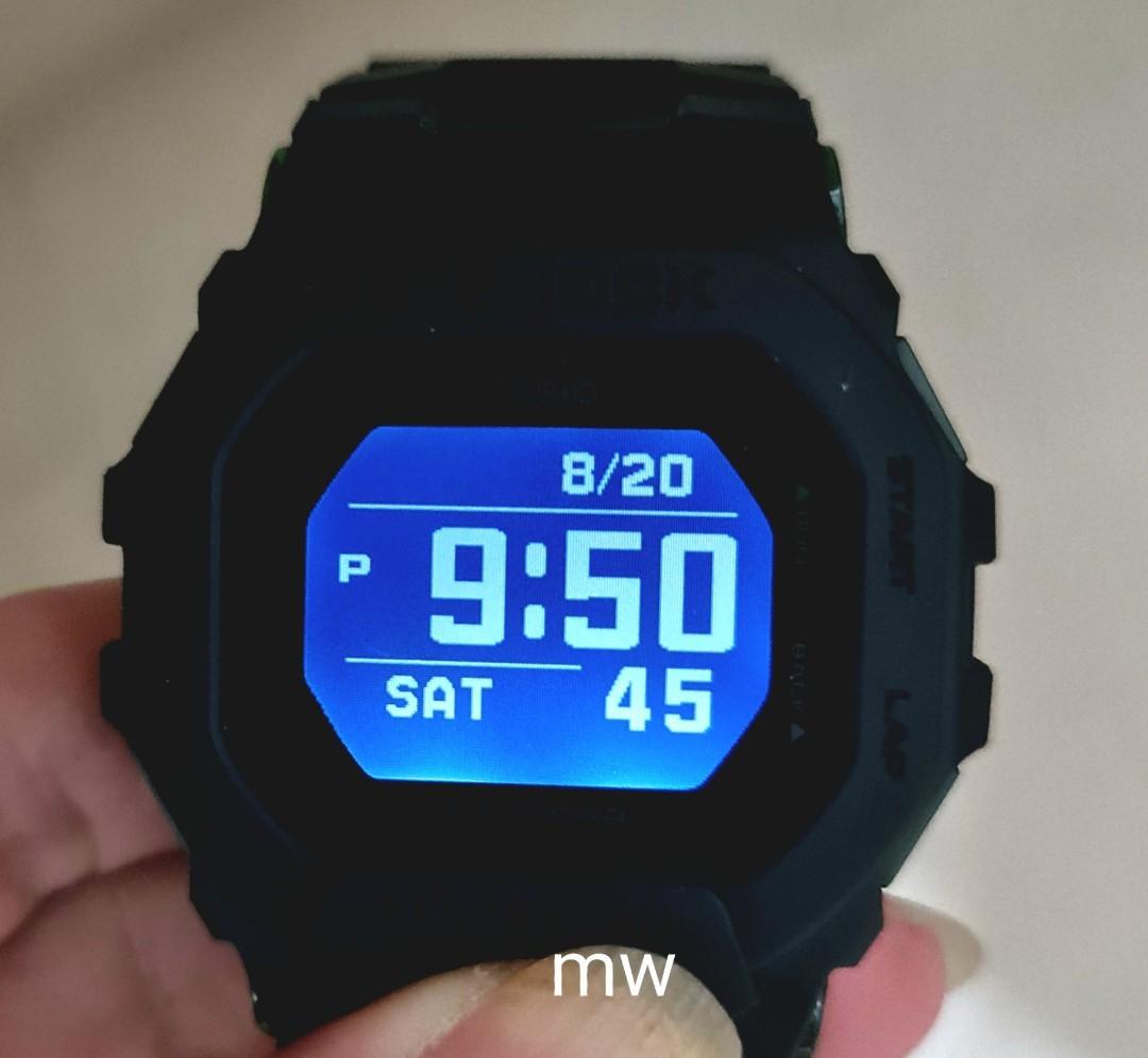Casio Men's Watch G-shock Digital display full black Bluetooth men's ...
