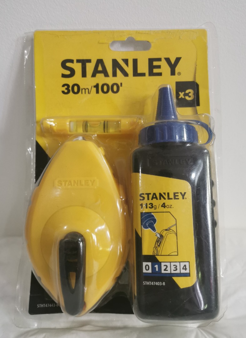Chalk Line Marker by Stanley, Furniture & Home Living, Home Improvement ...