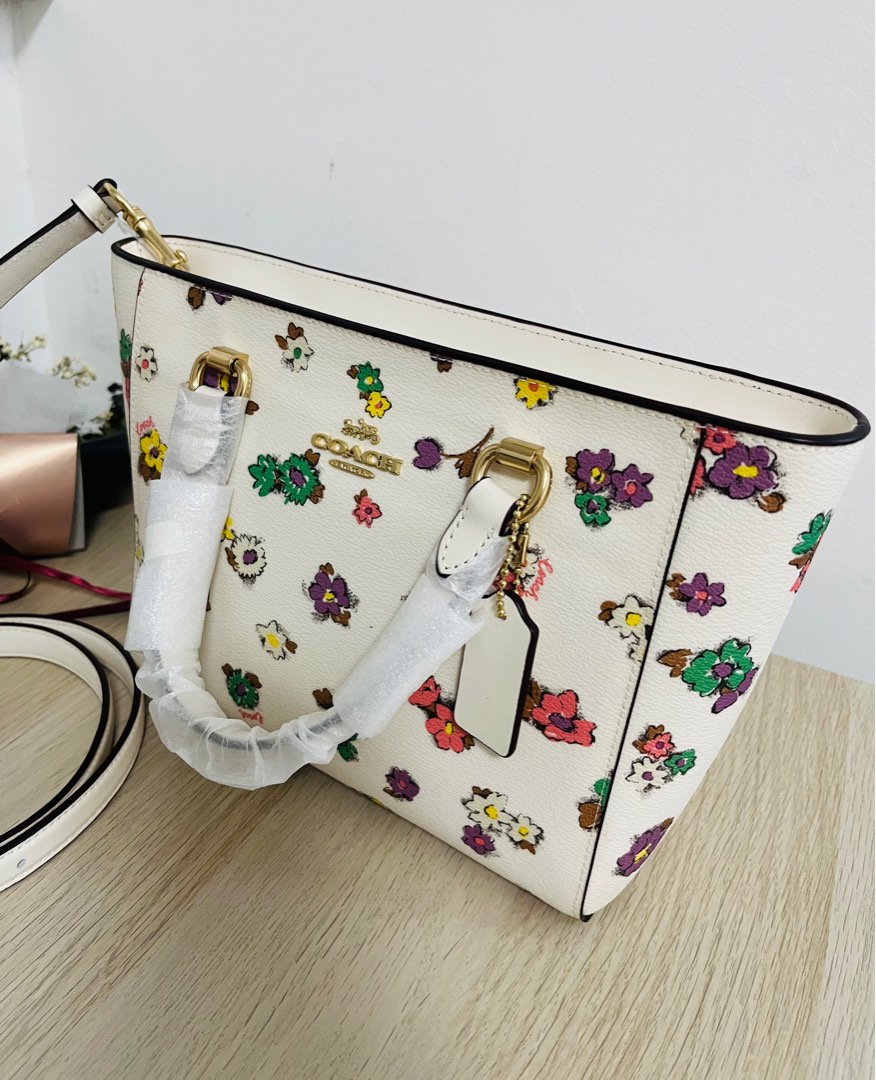 Coach Alice Satchel With Spaced Floral Field Print, Women's Fashion ...