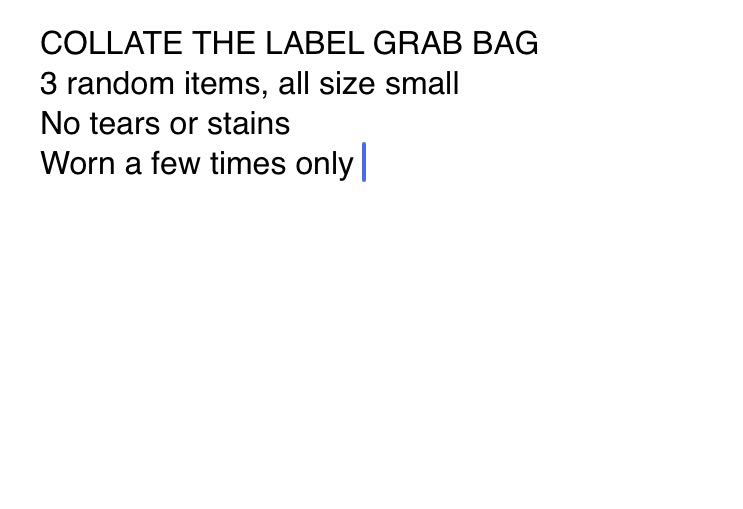 Collate the label grab bag, Women's Fashion, Dresses & Sets, Dresses on ...