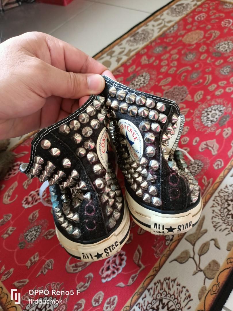 Converse Chuck Taylor All Star Metal Spike Shoes, Men's Fashion ...
