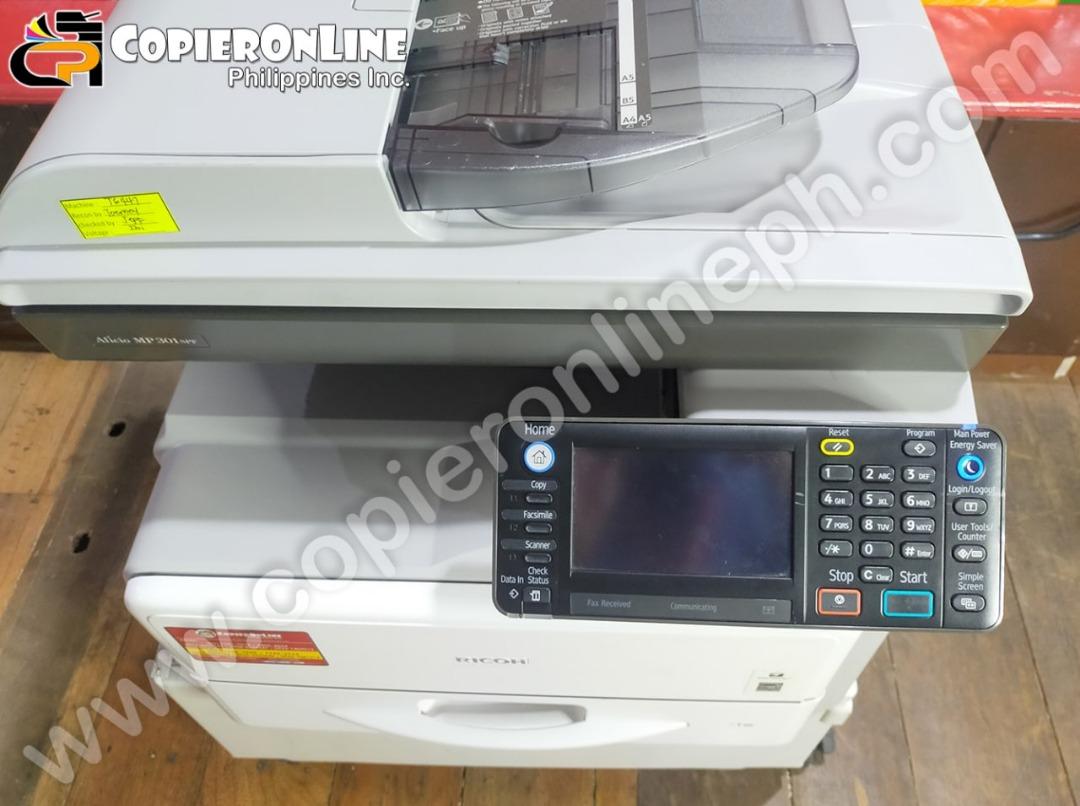 COPIER MACHINE RICOH AFICIO MP301 (Reconditioned), Computers & Tech ...