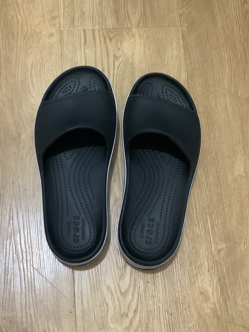 Crocs Iconic Comfort, Women's Fashion, Footwear, Slippers and slides on ...