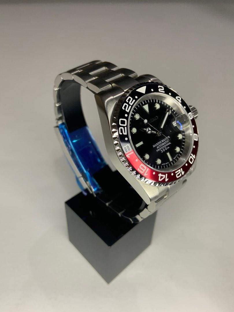 Custom Seiko Mod Coke Submariner, Men's Fashion, Watches & Accessories ...