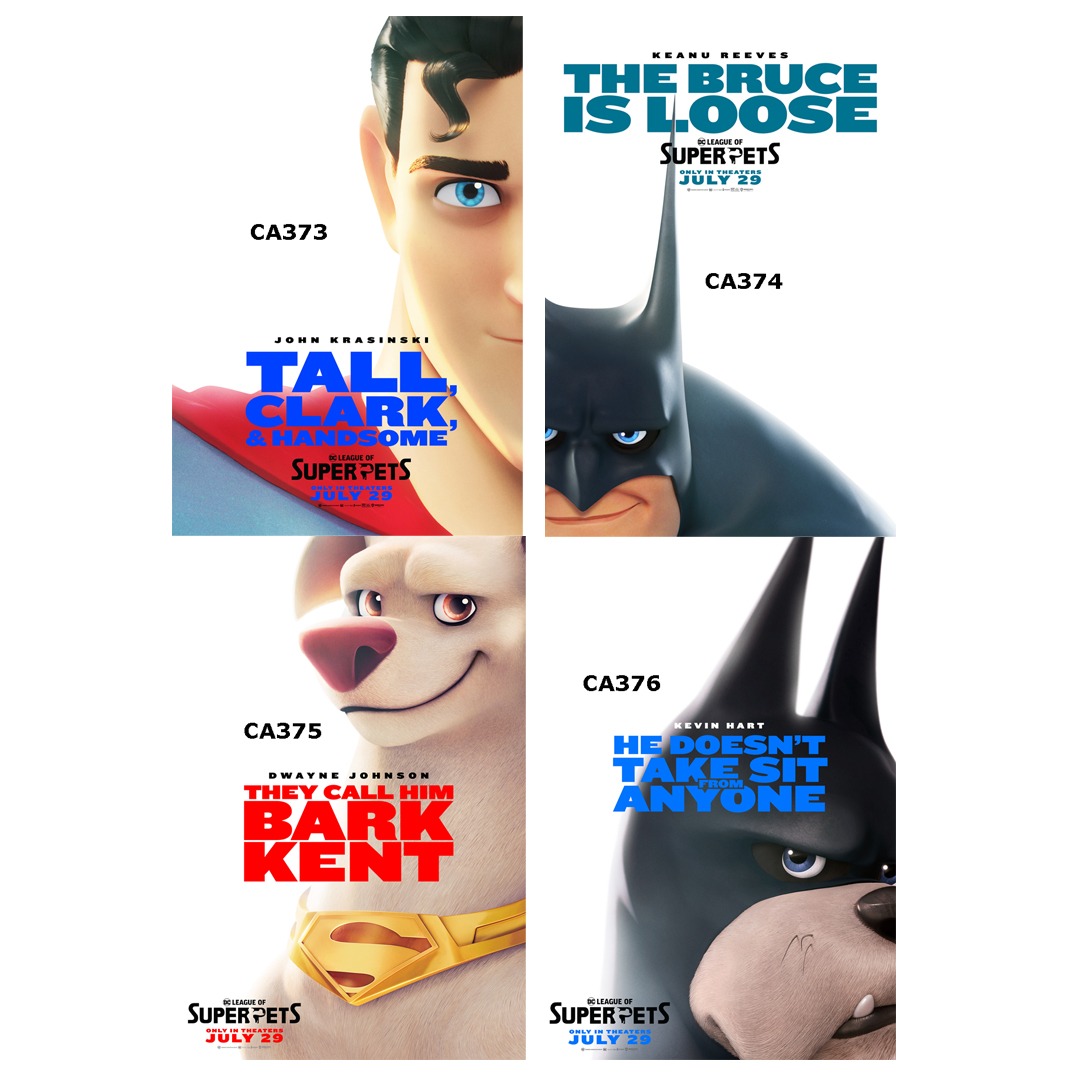 DC LEAGUE OF SUPER-PETS (2022) POSTERS (PART 2), Hobbies & Toys ...