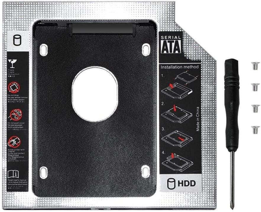 DEEPFOX Hard Drive Caddy Tray 2.5 inch 2nd SSD HDD Caddy Enclosure ...