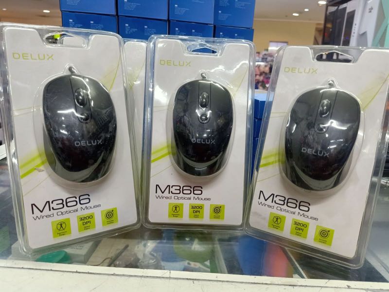 Deluxe M366 wired optical mouse, Computers & Tech, Parts & Accessories ...