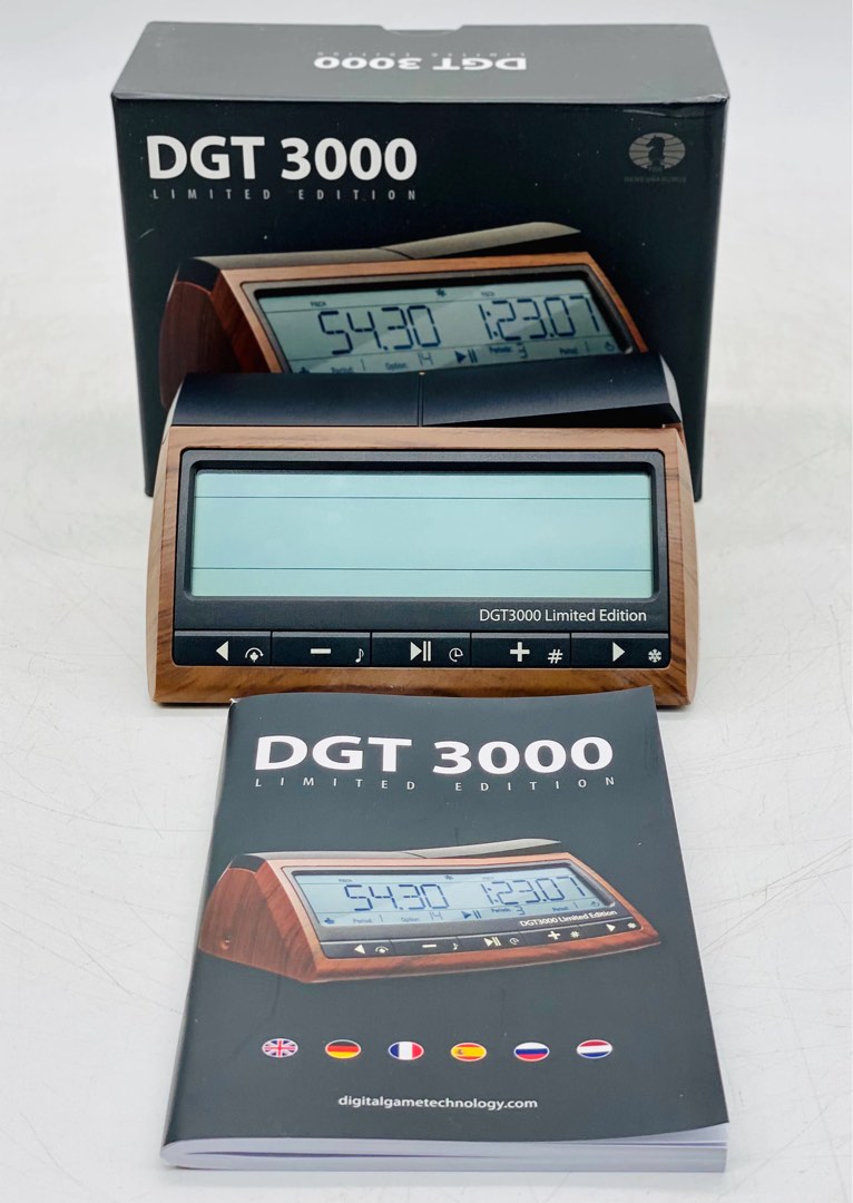 DGT 3000 Limited Edition Digital Chess Clock, Hobbies & Toys, Toys ...