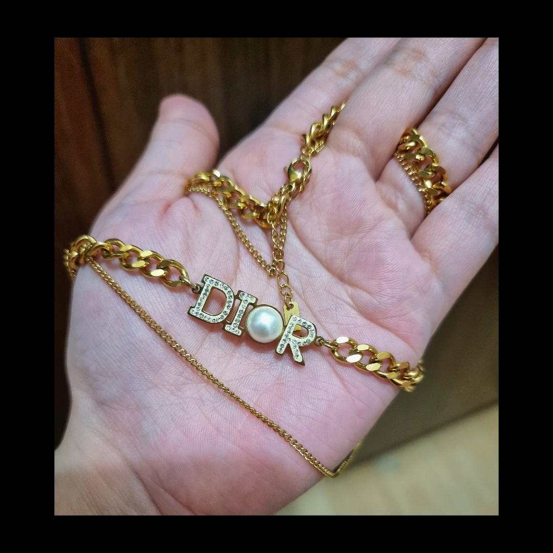 Dior Choker with interlocked chain, Women's Fashion, Jewelry ...