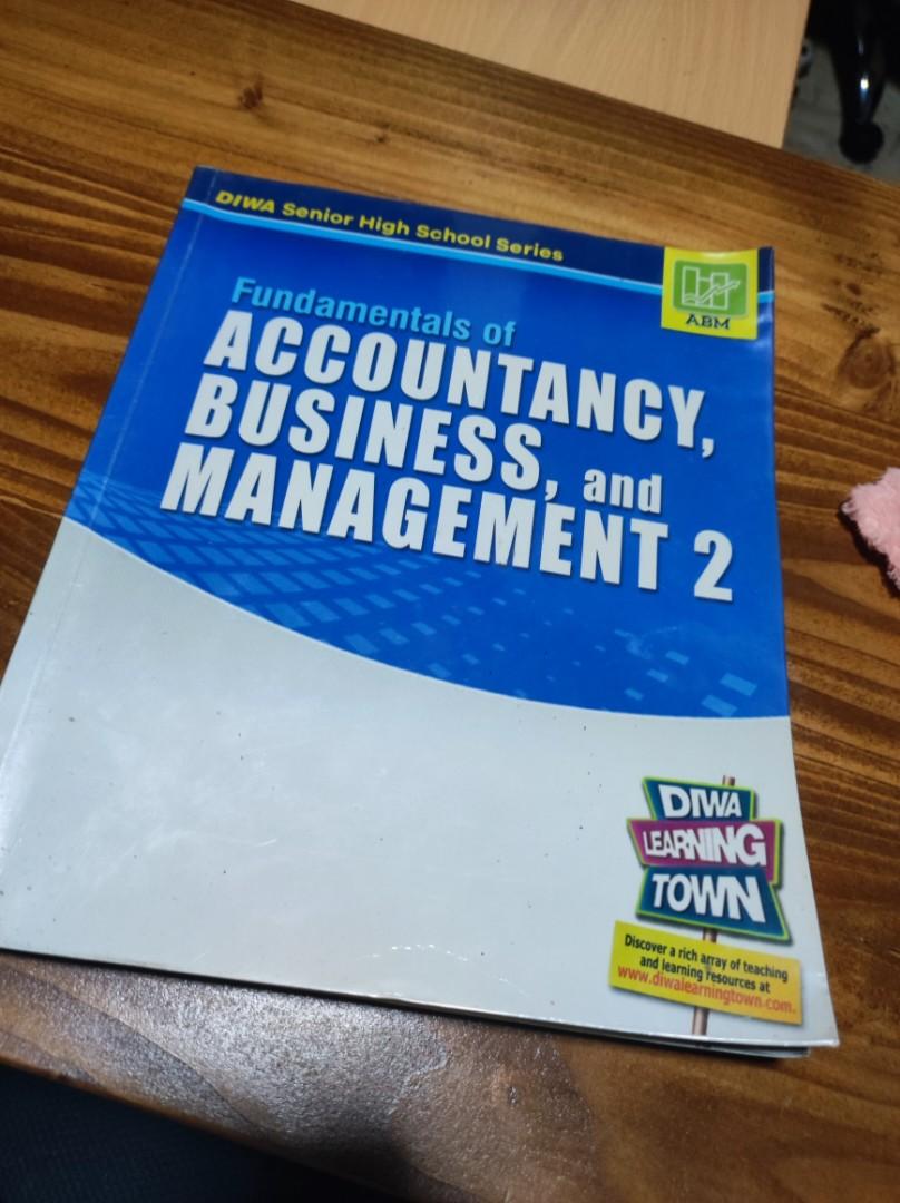 DIWA SHS Series ABM 2 Textbook, Hobbies & Toys, Books & Magazines ...