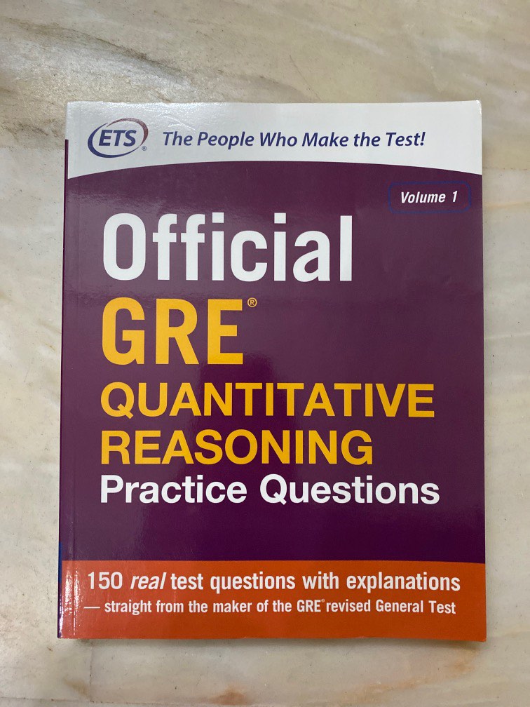 ETS official GRE quantitative reasoning, Hobbies & Toys, Books ...