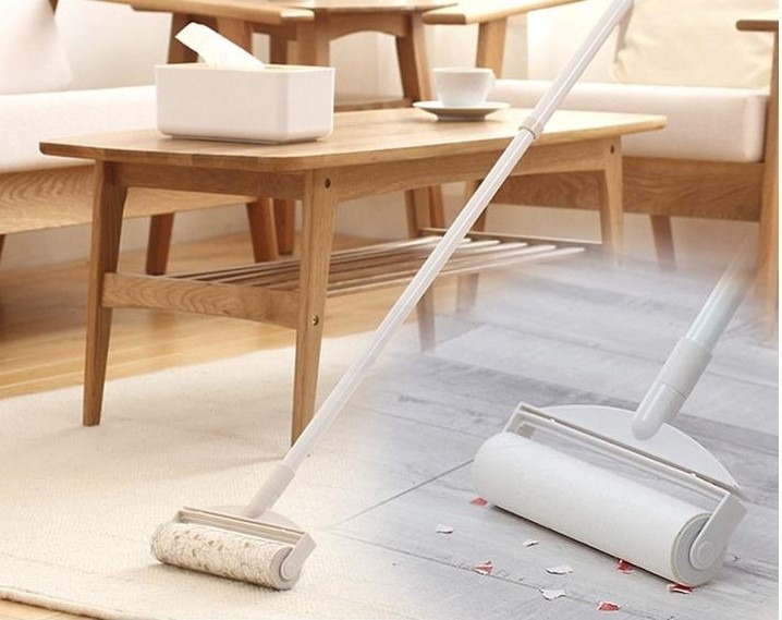 Extendable Roller Mop with Sticky Paper, Furniture & Home Living ...