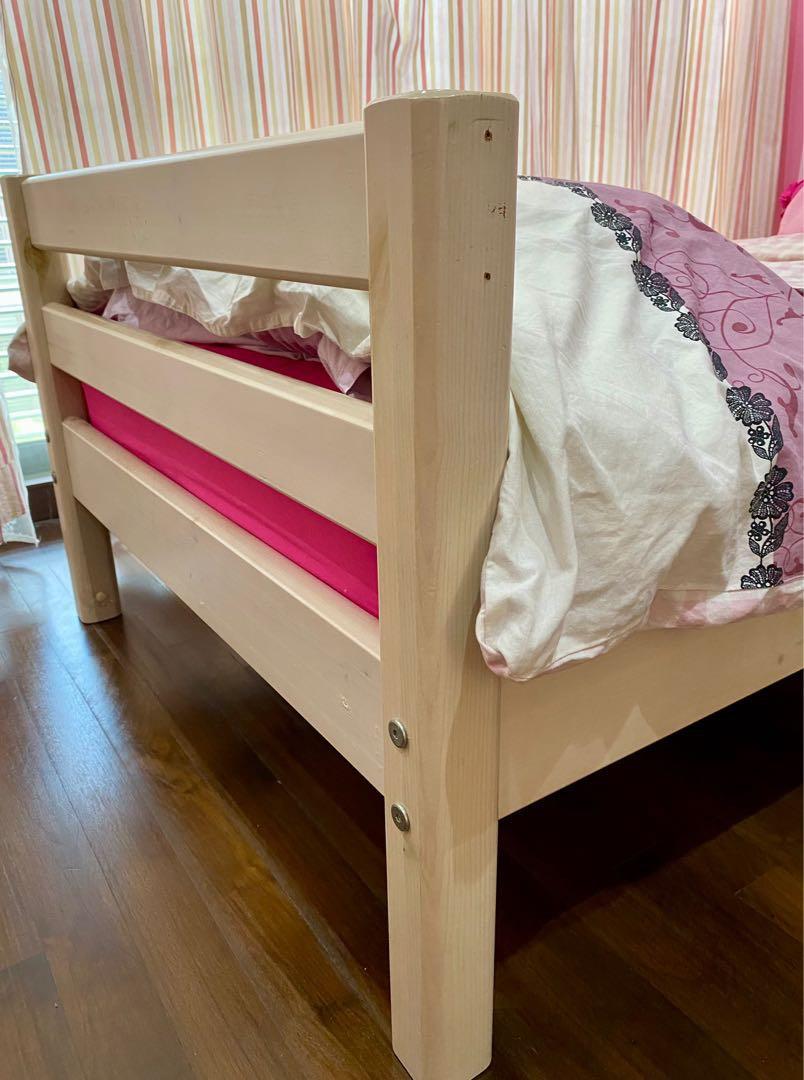 FLEXA brand single bed frame and mattress, Furniture & Home Living ...