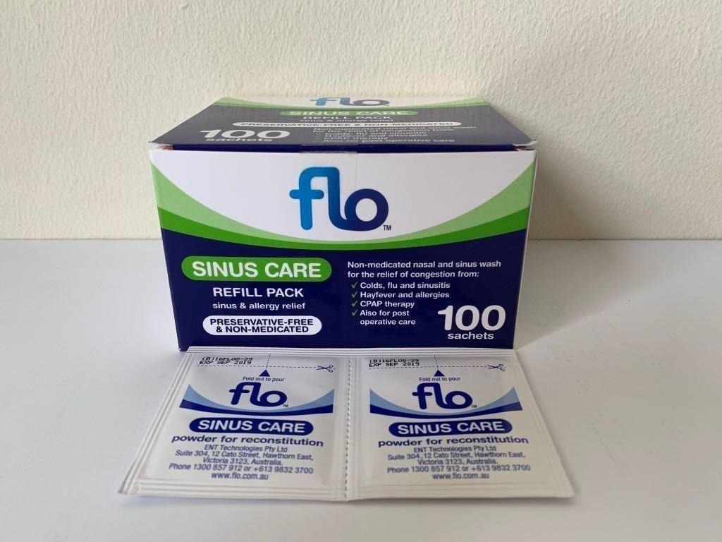 Flo Sinus NOSE Wash - 100 Sachets (Expired date: Sept 2024), 美容＆化妝品, 健康 ...