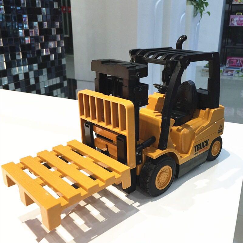 Forklift RC 2.4G wireless remote control engineering vehicle electric ...