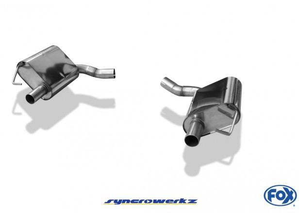 FOX Cat back Exhaust System for Mercedes C200 W205 | Stainless steel ...