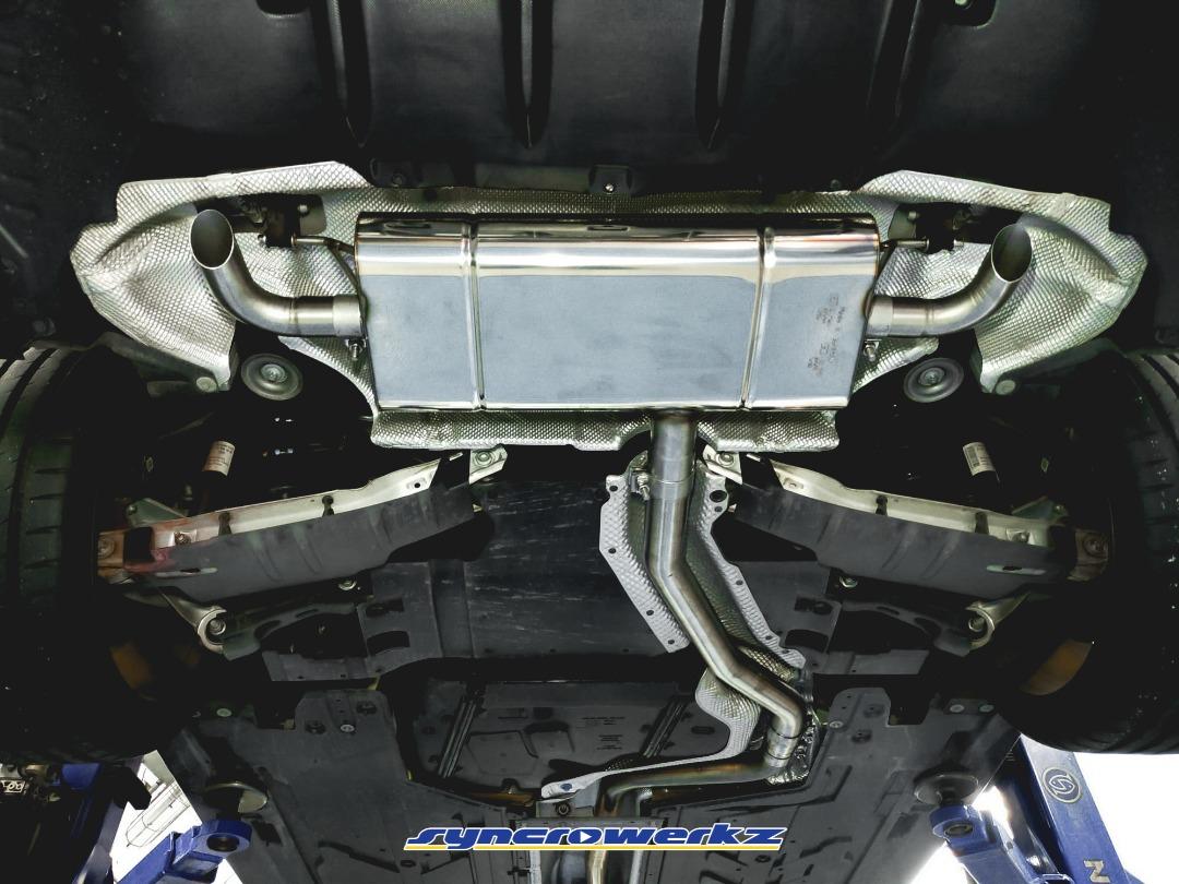 FOX Slip-on Exhaust System for Mercedes CLA 180 CLA 200 C118 ...
