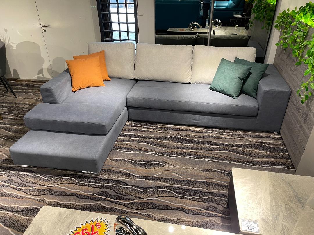 Fully Detachable Fabric L-Shape Sofa, Furniture & Home Living ...