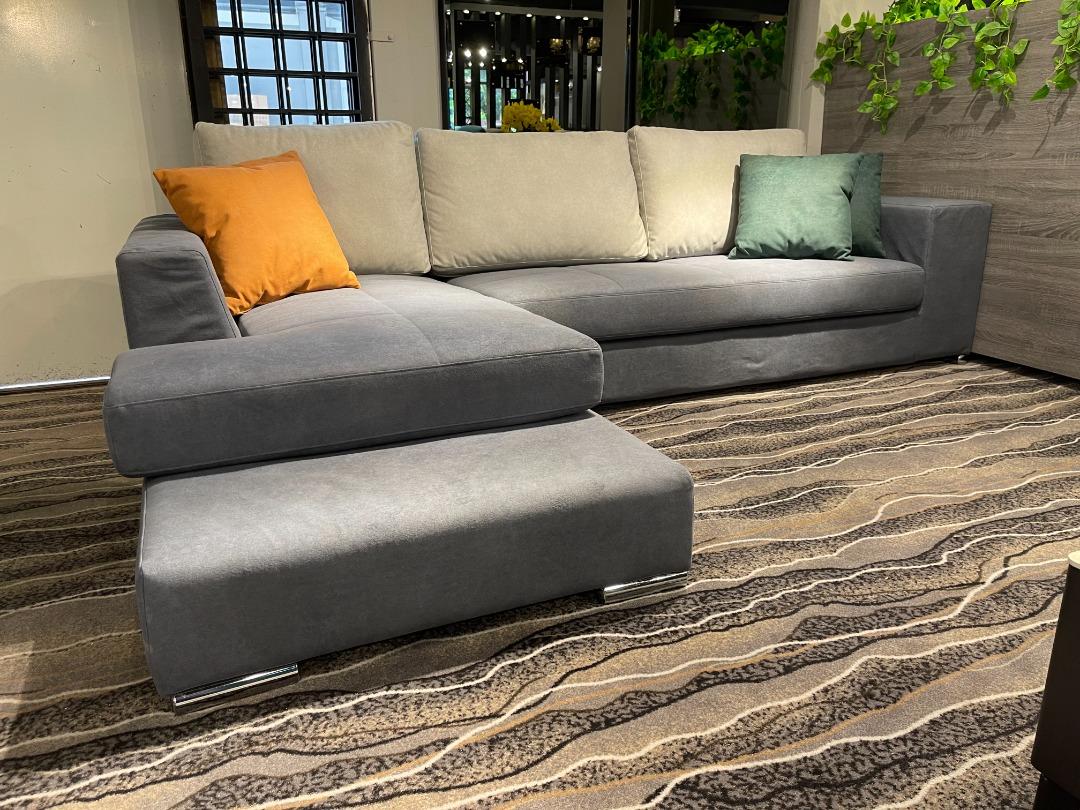 Fully Detachable Fabric L-Shape Sofa, Furniture & Home Living ...