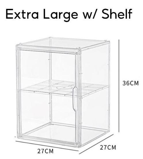 Fully Transparent Acrylic Display Case Blind Box Figurine Storage with ...