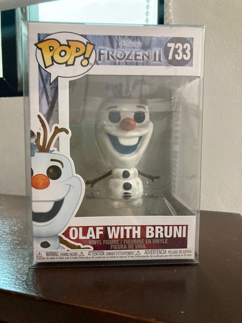 Funko Pop Olaf with Bruni, Hobbies & Toys, Toys & Games on Carousell