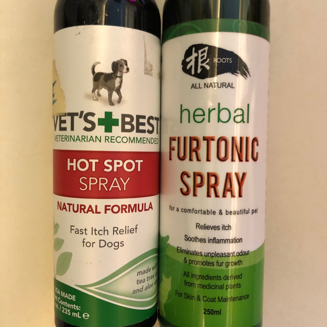 Fur Tonic and Anti-itch Spray, Pet Supplies, Health & Grooming on Carousell