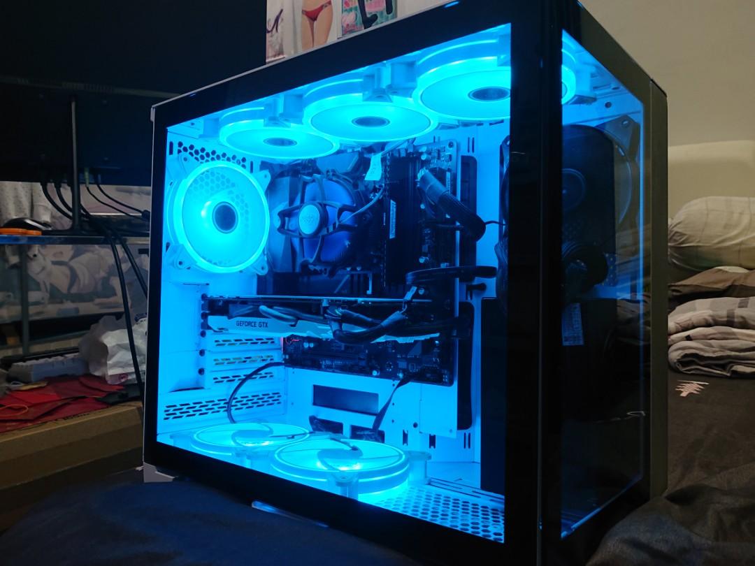 gaming desktop (2x full set ) CPU pc set gaming monitor, Computers ...