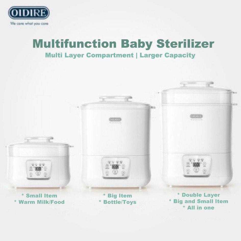 German OIDIRE Baby Bottle Multifunction Sterilizer with Steam and Dry ...