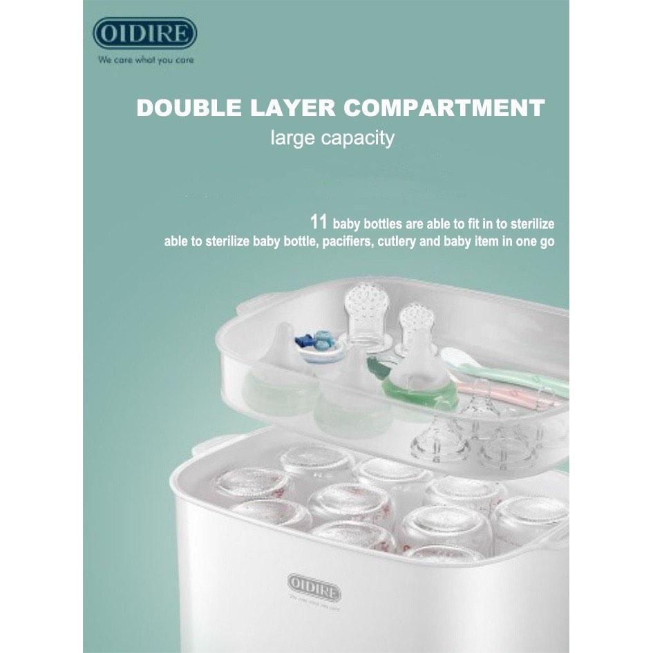 German OIDIRE Baby Bottle Multifunction Sterilizer with Steam and Dry ...