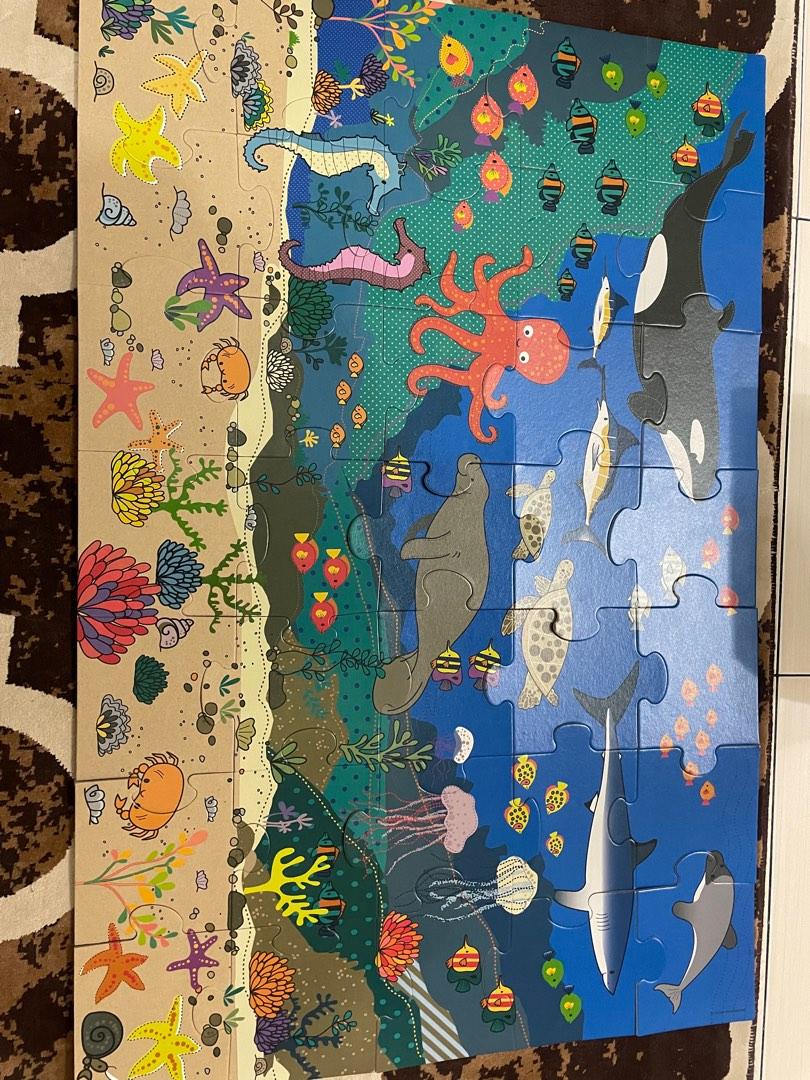 Giant floor puzzle under the sea, Hobbies & Toys, Toys & Games on Carousell