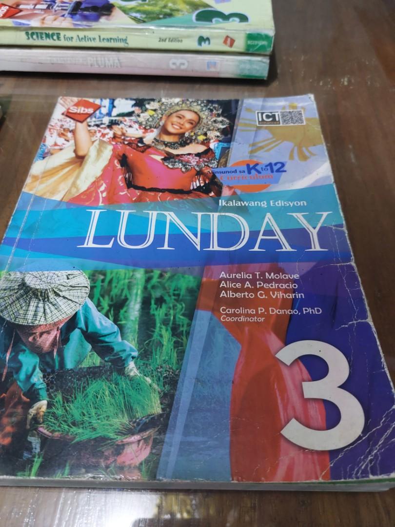 Grade 3 Textbooks Workbooks English Math Science Filipino AP, Hobbies ...