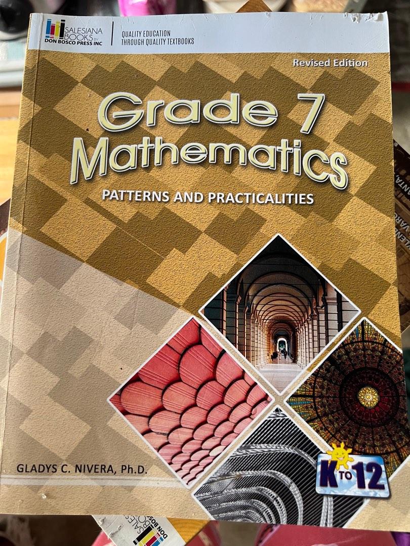 Grade 7 Mathematics Patterns & Practicalities, Hobbies & Toys, Books ...