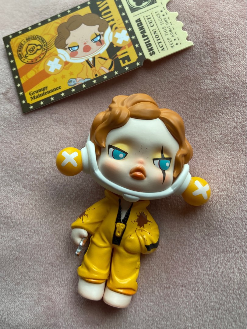 GRUMPY MAINTENANCE - popmart, skullpanda, action cut, Hobbies & Toys ...